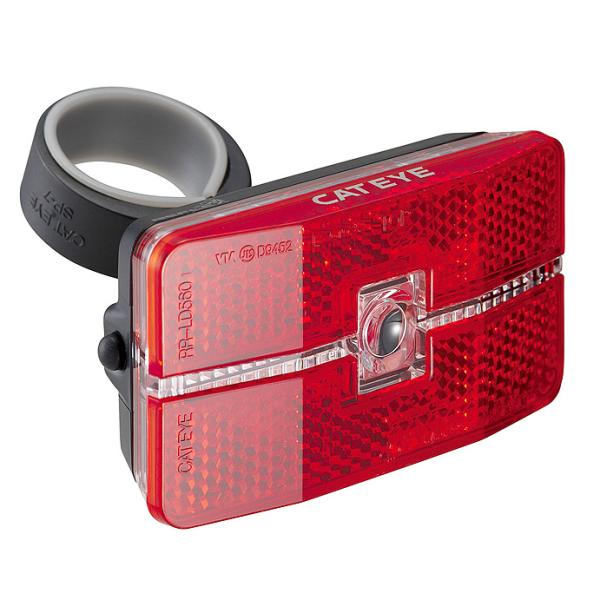 ・明るさと振動のダブルセンサーを内蔵し、夜間走行時に自動で発光する「オートライト」（周囲が明るいと点灯しません）・振動静止後も約50秒間発光を持続・JIS規格を始めアメリカ・イギリスなどの基準をクリアーしたワイドアングルリフレクターを搭載、...