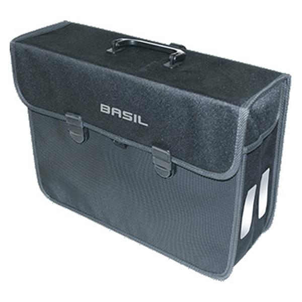 ●リアキャリアに取り付け可能なバッグ。●ポリエステル製。●書類を入れるのに便利な長方形。■カラー：ブラック■サイズ：32×13×29cm■容量：13L