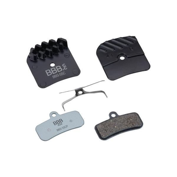 冷却フィンを備えた革新的なデザインで、最適な熱放散を実現新しい有機化合物による耐久性と制動力の向上冷却フィンとブレーキパッドの交換が可能なモジュール式で持続可能なデザインスペアブレーキパッドを別途用意●Shimano適合XT M8020、Z...