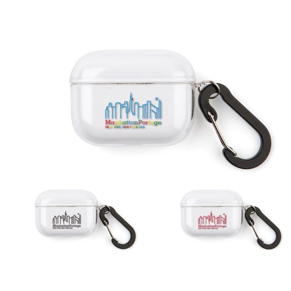 【ブランド】（正規取扱店）Manhattan Portage（マンハッタンポーテージ）【商品仕様】H48×W64×D25mm【対応機種】Apple AirPods Pro（第1世代用）【素材】PC/TPU【カラー（主）】CLEAR＆BLAC...