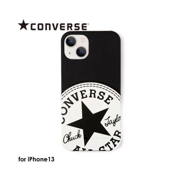 【ブランド】CONVERSE（コンバース）【商品仕様】約H150×W75×D11mm【対応機種】iPhone13【素材】PUレザー/PC【カラー（主）】BLACK（ブラック）アイフォン13 ケース iPhone13 case アップル Ap...
