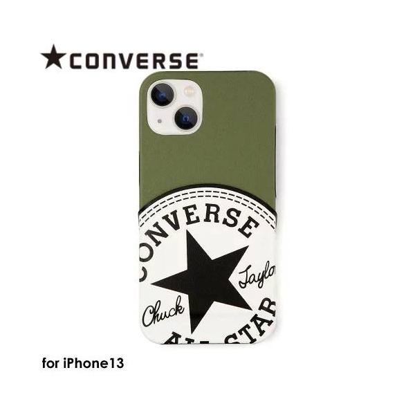 【ブランド】CONVERSE（コンバース）【商品仕様】約H150×W75×D11mm【対応機種】iPhone13【素材】PUレザー/PC【カラー（主）】KHAKI（カーキ）アイフォン13 ケース iPhone13 case アップル App...