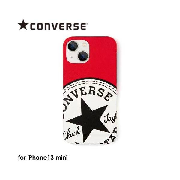 【ブランド】CONVERSE（コンバース）【商品仕様】約H135×W68×D11mm【対応機種】iPhone13 mini【素材】PUレザー/PC【カラー（主）】RED（レッド）アイフォン13  ミニ ケース iPhone13 mini c...