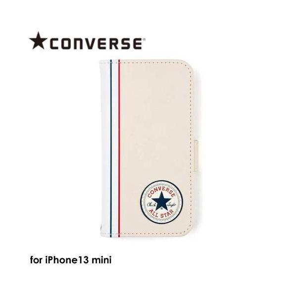 【ブランド】CONVERSE（コンバース）【商品仕様】約H137×W77×D17mm【対応機種】iPhone13 mini【素材】PUレザー/PC【カラー（主）】IVORY（アイボリー）アイフォン13 ミニ ケース iPhone13 min...