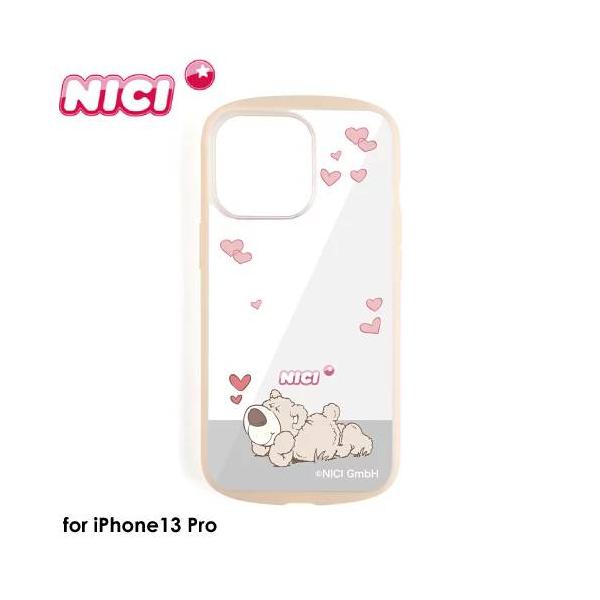 【ブランド】（正規取扱店）nici（ニキ）【商品仕様】約H160×W77×D11mm【対応機種】Apple iPhone13 Pro【素材】PC/TPU【カラー（主）】CLEAR（クリア）キャラクター：ブラウンベアアイフォン13 Pro ケ...