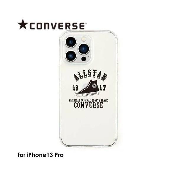 【ブランド】CONVERSE（コンバース）【商品仕様】約H150×W75×D11mm【対応機種】iPhone13 Pro【素材】TPU/PC【カラー（主）】CLEAR（クリア）ロゴ：ブラックアイフォン13 プロ ケース iPhone13 P...
