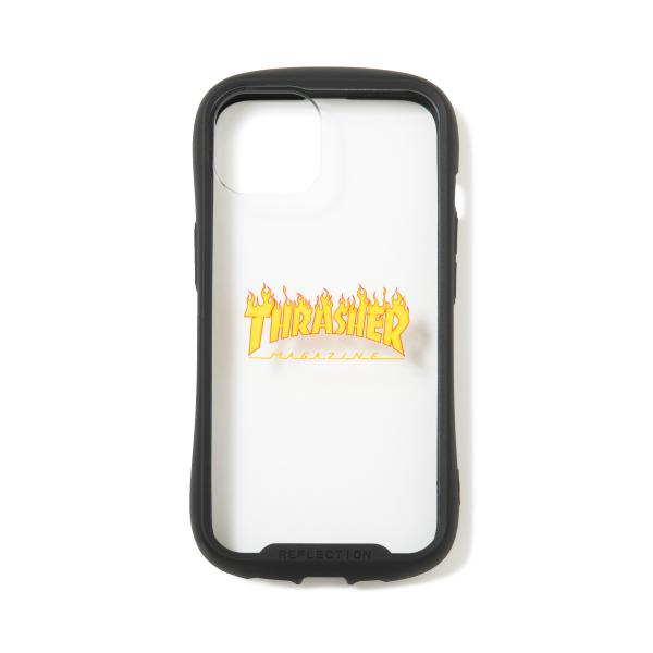 【ブランド】（正規取扱店）THRASHER（スラッシャー）【商品仕様】約H156×W78×D13mm【対応機種】iPhone14 iPhone13 兼用【素材】ポリカーボネート/TPU【カラー（主）】BLACK/CLEAR（ブラック/クリア...