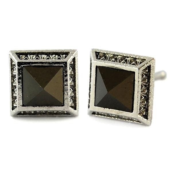 ゴッドファーザーをイメージした大人っぽいデコラティブなピアスです。【商品名】 シシリアンスタッドピアス/ガンメタリックチタン/ナッツ AZ82GUNNUT【大きさ】 高さ7mm、幅7mm、奥行き14.5mm、ポスト長11mm、ポストサイズ：...