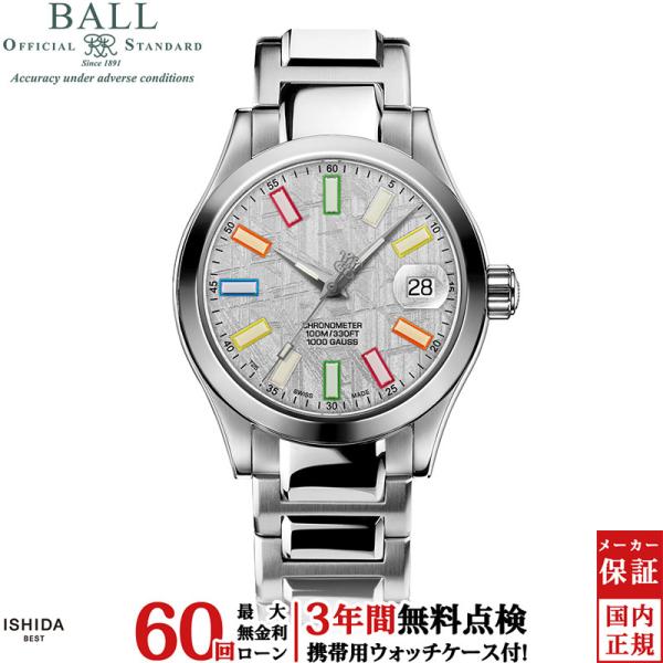 無金利ローン可 ボール ウォッチ BALL WATCH エンジニア III マーベライト クロノメーター 36 メテオライト Engineer III Marvelight Chronometer 36 Meteorite NL9616C-...