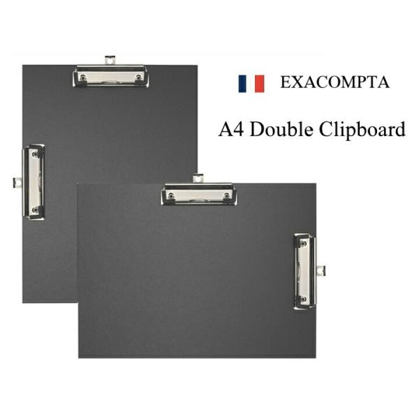 ●The Wind-日本システムス（株）はEXACOMPTA社の日本輸入総代理店です。●EXACOMPTA（エグザコンタ）社の『A4 ダブルクリップボード』です。 ●A4用紙のクリップオンに適した23×32ｃｍサイズ。 ●A4縦向き、横向き...