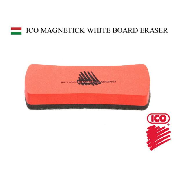 ●ハンガリーの文房具メーカーICOの「ホワイトボード用 イレーザー」です。●オレンジがかった赤が、どこかレトロでかわいいデザインのイレーザー♪ ●発砲ポリウレタン製で手当たりが良く軽い消し心地♪ ●置き場所に困らず、とても便利なマグネット内...