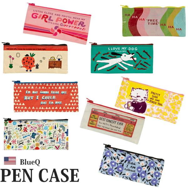 ●アメリカ・ボストン発 BlueQ 『ジップ式のペンケース』です。 ●BlueQデザイナーが創り出す製品は、いつもユニークで個性的。見ているだけでHAPPYな気分にしてくれます♪ ●BlueQスタッフの想いはいつも：WE JUST WANT...