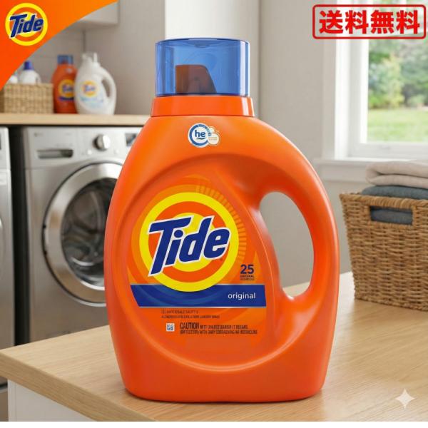 【商品スペック】● 商品名：Tide タイド洗濯洗剤 液体● 種類：オリジナル original● 内容量：1240ml● ブランド：Tide タイド● メーカー：Proctyor &amp; Gamble● 原産国：アメリカ合衆国● 特徴...