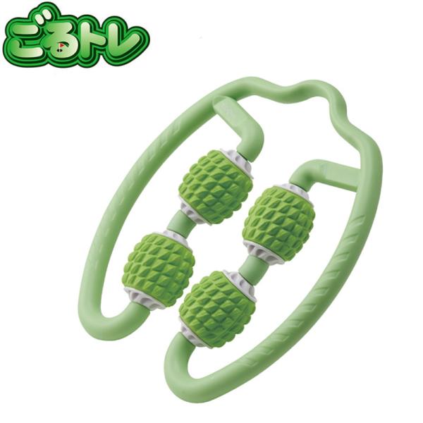 『体を包んで360°ピッタリくっつく4つのローラー』4つの回転ヘッドで、しっかりフィット！肌面とローラーの傾き角度が、しっかりとはさみ込む角度に設計されていますので、ローラーを転がすだけで、ゴルフプレー後の疲れた足を中心に全身を効率よくほぐ...