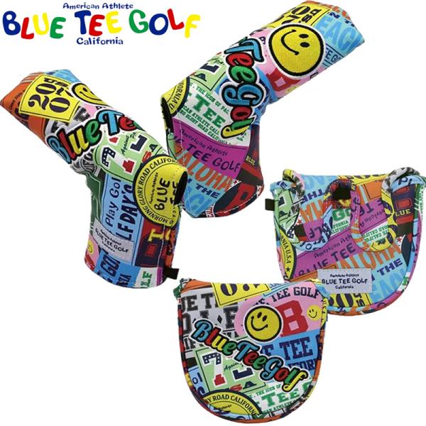 さまざまなBlue Tee Golfのシンボルが全面にプリントされた生地に刺繍ワッペンがONされた賑やかなデザインのパターカバー遊び心いっぱいのブルーティーゴルフらしいモデル内側はボア仕様でクラブを優しく保護してくれます開閉はマグネット式■...