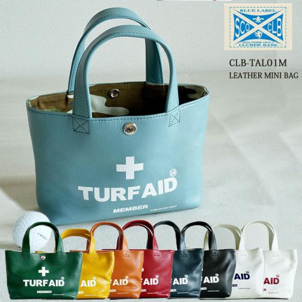 柔らかなリアルレザーが贅沢に使用されたシンプルなラウンドバッグ。「CLUBER BASE」の「TURF AID」とのコラボで遊び心が演出されたデザイン。内側はしっかり感のある高密度帆布が使用され、丈夫に仕上げられています。■サイズ縦約16c...