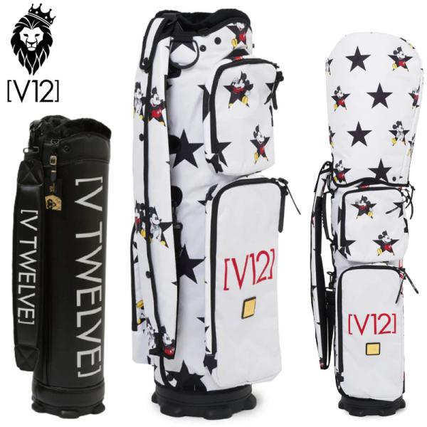 ミッキーマウスのイラスト入りのV12限定デザイン着せ替え式キャディバッグキュートでポップなデザインの唯一無二のキャディバッグです■素材ポリエステルキャンバス(ポリエステル100％)■サイズ8.5型 46インチ対応■重さカバー:約1.2kg本...