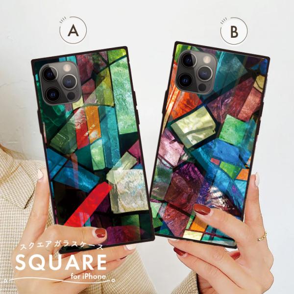 スクエアシルエットのケースに高彩度のデザインプリントを施しました。背面は硬度9Hの強化ガラスでカバーされておりスマホの保護もばっちり。デザインにガラスの光沢が重なるシックなオトナのスマホケースです。関連キーワード iPhone16 iPho...