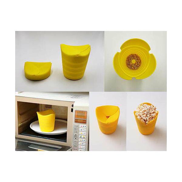 ★電子レンジでチンするだけ！　ホームパーティー・おやつ・ホームシアター・おつまみに！　簡単に出来ちゃうポップコーン。＊市販のポップコーンの種を約 15ｇ（大さじ１杯）を入れます。　フタをしてレンジでチンして出来上がり。　（加熱目安）６００Ｗ...