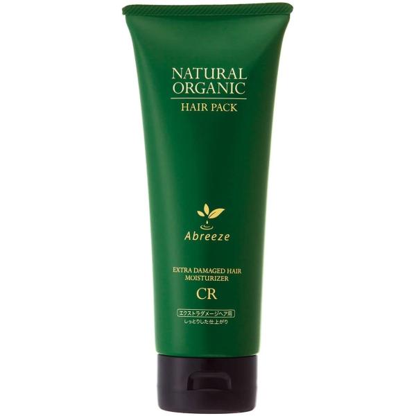 【アブリーゼ ナチュラルオーガニック ヘアパック CR】 [ヘアトリートメント] エクストラダメージヘア用 特にダメージが気になる方に ― しっとり美髪へ 普通〜硬い髪の方におすすめ ●ダメージが進行した髪を、植物性タンパク質が補修・保護し...