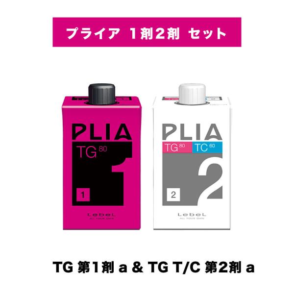 【 プライア 1剤2剤 セット 】ルベル TG 第1剤 TG&amp;T/C チオ系 第2剤 a LebeL(1) プライア 1剤・TG 第1剤 aくっきりと弾むウェーブ、モイスチャータイプ 400mL チオグリコール酸コールド二浴式 第1...