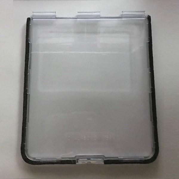 出入りする扉部分だけが割れてしまった場合の交換用フラップ板です。ドッグドア本体ごと買い替える必要がありません。【返品不可】【メール便対応】ラージキャットドアCF−S／スモールドッグドアDF−S用交換フラップ板【部品】【便利】【人気】