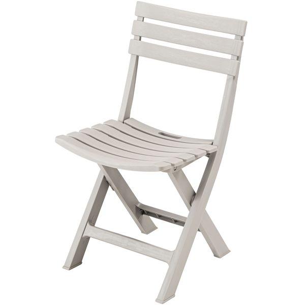 【商品名】 フォールディングチェア 約W41.5×D46×H78.5×SH42.5cm グレー 折りたたみ チェア ガーデン アウトドア キャンプ 海 完成品 【ジャンル・特徴】 折りたたみチェア イス リビングチェア ダイニングチェア 来...