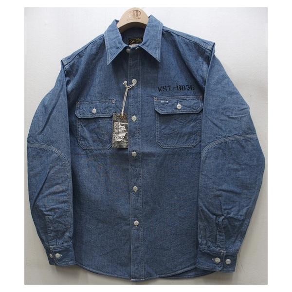 ●COLIMBO [Hillhead Work Shirt/Custom-Mighty W]★2025 Collection★米海軍の艦船甲板員が着用するネイビーシャンブレーシャツは、WWIIの激化に伴い生産が追いつかず、市販のワークシャツ...