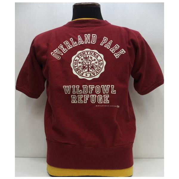 ●COLIMBO [Plattsburgh Athletic Shirt/Overland Park]★2022 Collection★裏毛・両脇リブ仕様など運動性能に優れる半袖スウェットシャツ。アメリカ・カンザス州・オーバーランドパークは...