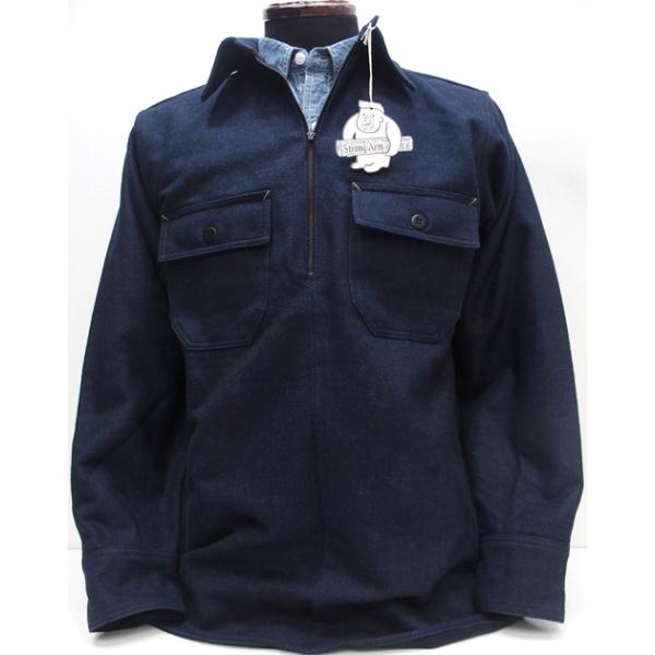 ●John Gluckow [Lot.JG-39 C.P.O.Half-Zip Shirt]★2025 Collection★数年前、私たちは素晴らしいムラのあるコットン・フランネルのC.P.O.シャツを作り、とても人気がありました。その生...