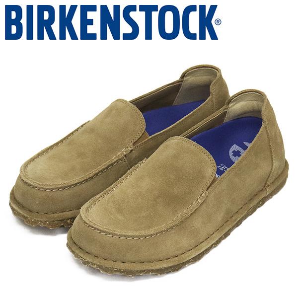 正規取扱店 THREE WOOD足の形状を考慮したBIRKENSTOCKオリジナルDeep Blueフットベッド、取り外し可能アッパー：ベロアレザー中敷：マイクロファイバーアウターソール：天然ゴム製アウターソール詳細：ステッチでアクセントを...
