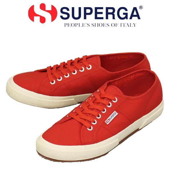 正規取扱店 THREE WOOD2750-COTU CLASSIC キャンバススニーカー 975 RED SPG040。SUPERGAの定番キャンバススニーカーの2750のレッドカラーモデル。はじめてのスペルガスニーカーとしても、もっとも好...