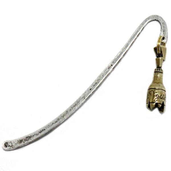 素材：BRASS，合金サイズ：全長約87mm"Bookmarker"マニア心をくすぐるVASSERの雑貨シリーズよりブックマーカー(しおり)が登場★