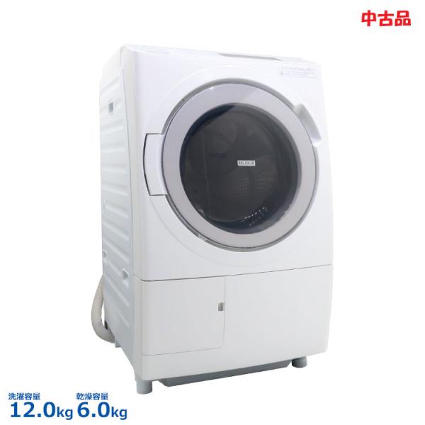 〇日立(HITACHI)の「ななめ型ドラム式洗濯乾燥機 ビッグドラム（ドア左開き）」、洗濯・脱水容量12kg、乾燥容量6kgです。〇乾燥フィルターがなく、ドアパッキンも自動おそうじするお手入れが楽な「らくメンテ」ドラム式洗濯機。洗濯から乾燥...