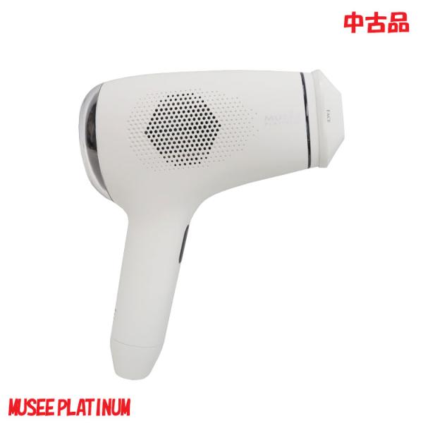 〇MUSEE PLATINUM(ミュゼプラチナム)の家庭用フラッシュ式脱毛器「S.S.C. エピフォトスキンケア プロ（S.S.C. EPI PHOTO SKIN CARE PRO）」です。〇使用できる部位： 顔、脇、腕、太もも、ひざ下〇ム...