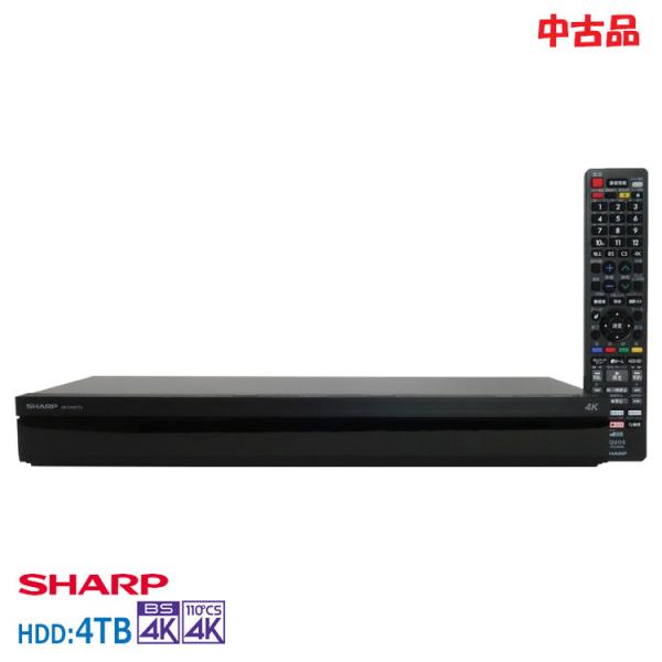〇SHARP(シャープ)の4Kチューナー内蔵ブルーレイディスクレコーダー「AQUOS 4Kレコーダー(アクオス)」です。〇4TBの内蔵HDDを搭載。チューナーは、BS4K・110度CS4K×2、地上・BS・110度CSデジタル×3搭載してい...
