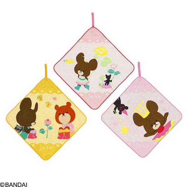保育園 幼稚園 入園準備 ループタオル ひも付きタオルくまのがっこうthe bear's school Jackie 税込6,600円以上ご注文で送料無料