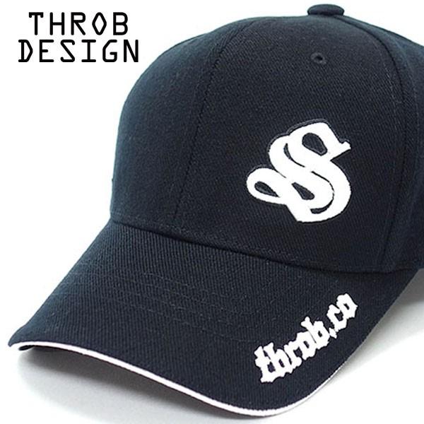 ブランド：THROB DESIGN商品名　：スロブ キャップ メンズ レディース 帽子 シンプル アクリル 刺繍 定番 ベーシック カジュアル Sマークカラー　：＃1ブラック　　　　　＃2ホワイト　　　　サイズ　：約56.5cm〜59.5c...