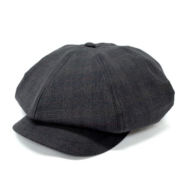 商品名　：《THROB&amp;CO》glen check eight piece cas hunting グレンチェック エイトピース キャスハンチングカラー　：＃1　グレー/ブラウン　　　サイズ　：57.5cm〜59cm（頭周り）高さ　...