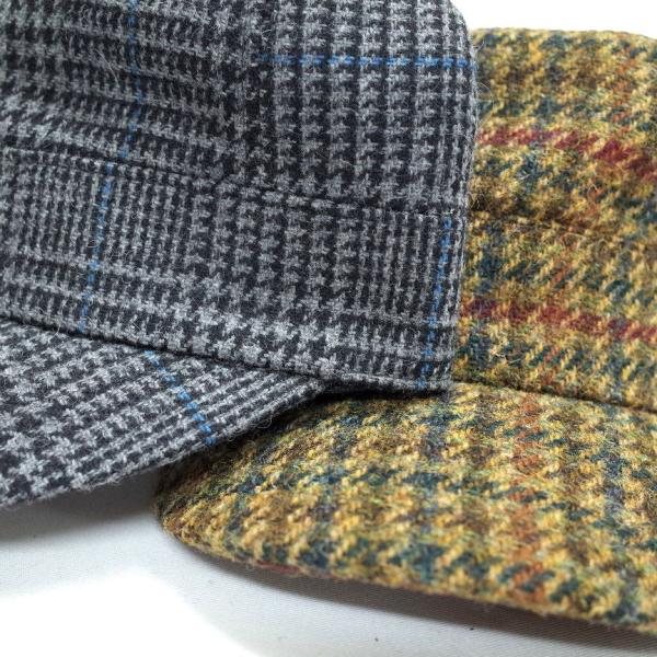 商品名　：《THROB&amp;CO》glen check degaulle グレンチェック ドゴールカラー　：＃1　グレー　　　　　＃2　マスタード　　　　サイズ　：57cm〜59cm（頭周り）高さ　　：約10.5cm前後（正面庇の付け根...