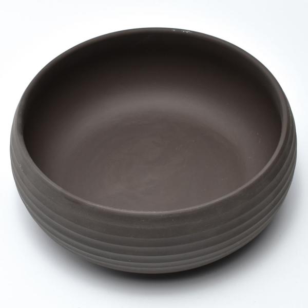 紫砂風のざらざらした質感の茶洗です。