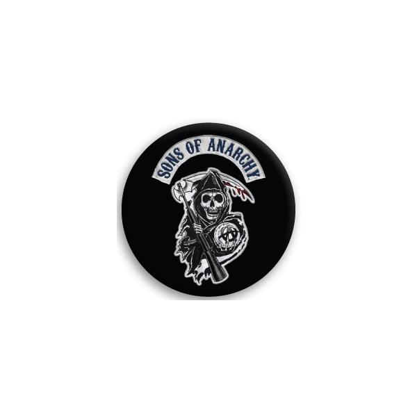 Sons Of Anarchy (サンズ オブ アナーキー) PATCH BUTTON 缶バッジ (ピンタイプ)☆です。直径 約3cm後ろは、ピンを止める部分が引っ掛けるタイプ(簡易タイプ)です。色々な種類がありますので、集めてかばんにつけ...