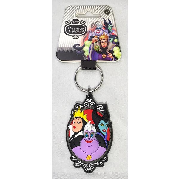 ディズニー Vilains Group 、（アースラ、マレフィセント、魔女、） のキーリングです。薄いラバータイプになっています。ちょっとしたお土産や、プレゼントにいかがですか？こちらの商品は、ポスト投函配送可能です。 縦 8cm×横 5c...