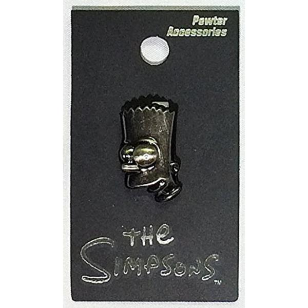 The Simpsons（ザ・シンプソンズ）Bart Simpson（バート・シンプソン）Pewter Lapel Pin（ラペルピン）メタルタイプです。安全ピン仕様なので、どこにでも付けやすく外れにくい！こちらの商品は、ポスト配送可能です。