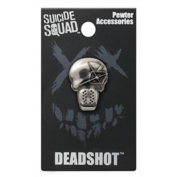 DCコミック SUICIDE SQUAD (スーサイド・スクワッド) Deadshot (デッドショット) ラペルピンです。安全ピン仕様なので、どこにでも付けやすく外れにくい！アメリカ直輸入なので、あまり手に入らないものです。プレゼントに、...