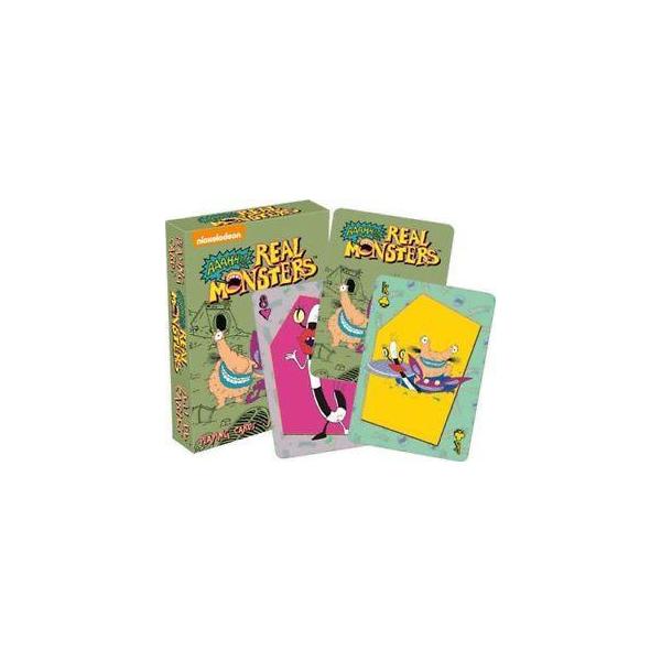 Nickelodeon (ニコロデオン)  Real Monsters （リアル・モンスターズ) Aaahh!!! トランプ カードゲームです。直輸入品なので、日本ではちょっと珍しい色彩のコントラストが楽しめます。ちょっとしたお礼やプレゼン...