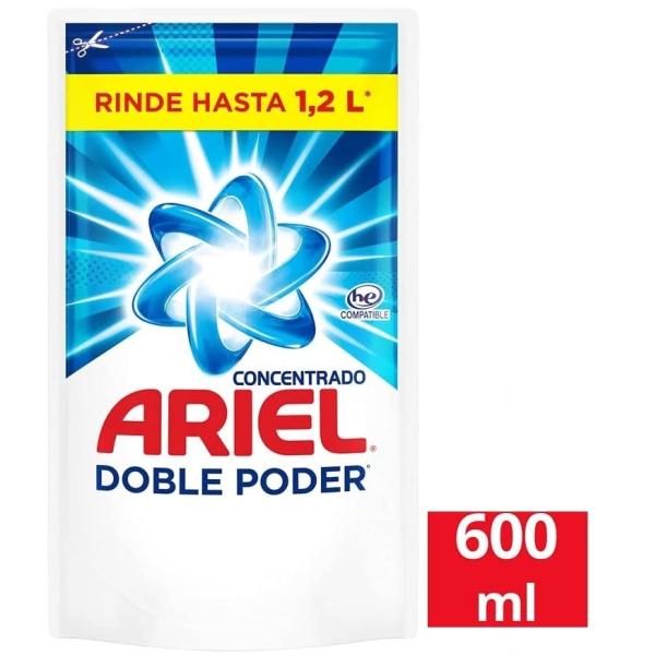 P&amp;G ARIEL DOBLE PODER CONCENTRADO 600mlメキシコ P&amp;G アリエール・ダブルパワー 液体洗剤 600ml 濃縮タイプ になります。衣類に染み込んだ奥深い汚れや汗・皮脂などを落とし、白い衣...