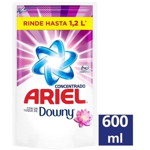 P&amp;G ARIEL Downy CONCENTRADO 600mlメキシコ P&amp;G アリエールダウニー柔軟剤入り液体洗剤 600ml 濃縮タイプ になります。衣類の汚れを落とし、柔らかく仕上げます。こちらは柔軟剤入りになりま...