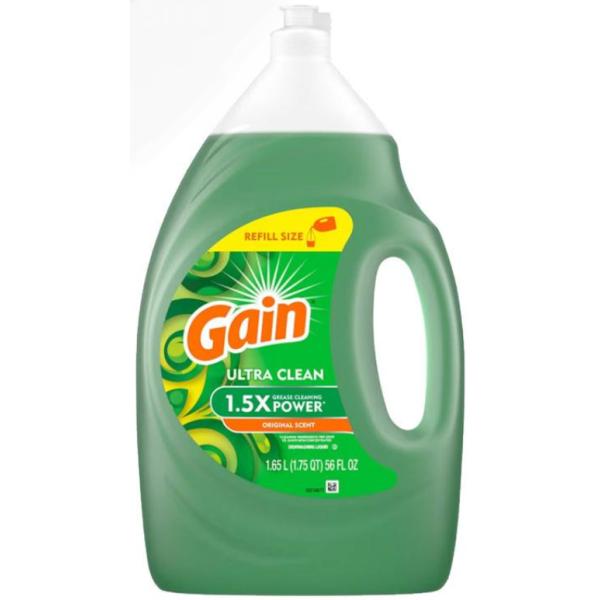 GAIN ULTRA CLEAN FRESH-TASIC GREASE REMOVAL +AromaBoost DISHWASHING LIQUID ORIGINAL SCENT 56 FL OZ. / 1650mlDAWN ドーン と同じ...