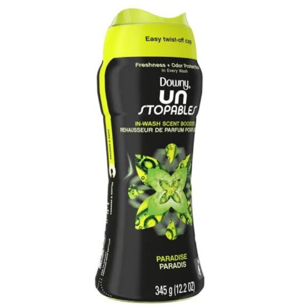 Downy UN STOPPABLES in-wash SCENT BOOSTER PARADISE 12.2oz / 345gダウニーセントブースターはビーズタイプの加香剤で、御使用方法は簡単！洗濯洗剤(液体or粉末)と一緒に投入するだけ...